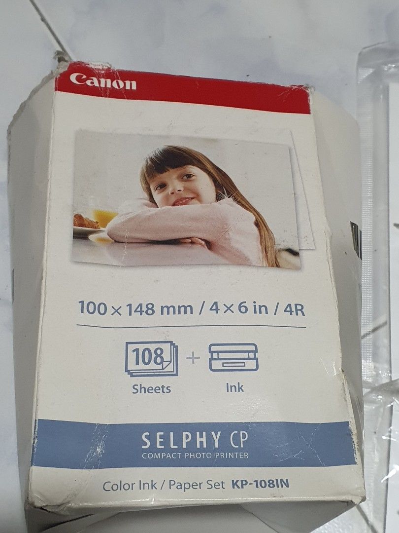 Canon Selphy CP Color Ink/Paper Set, Computers & Tech, Printers ...