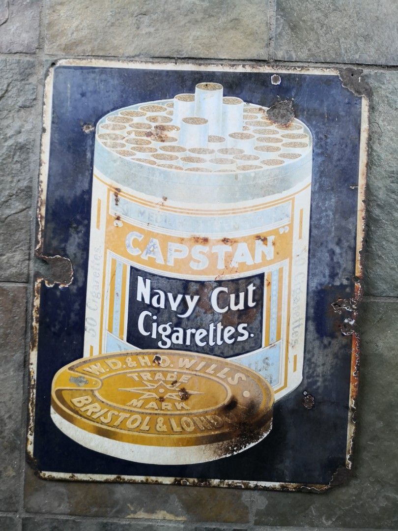 "CAPSTAN" Navy Cut Cigarettes. MEDIUM STRENGTH (50 Cigarettes.) W.D ...