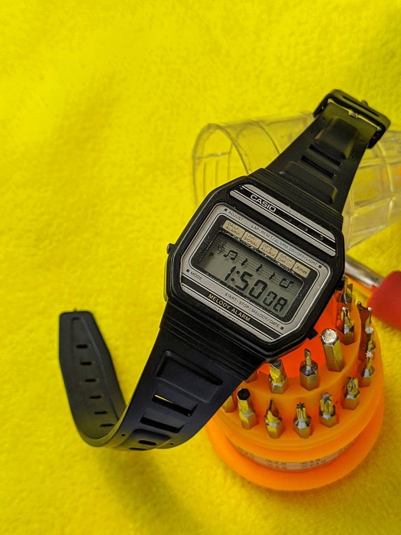 CASIO MELODY 407M-52 CASIO VINTAGE RARE NO SEIKO ALBA CITIZEN, Fesyen ...