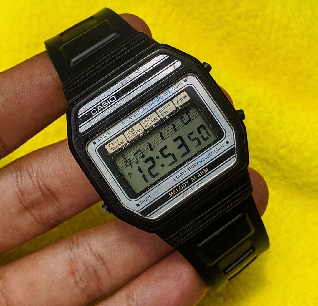 CASIO MELODY 407M-52 CASIO VINTAGE RARE NO SEIKO ALBA CITIZEN, Fesyen ...