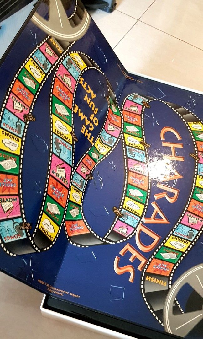 FUN CHARADES BOARD GAMES FOR PARTY GAMES, Hobbies & Toys, Toys & Games ...