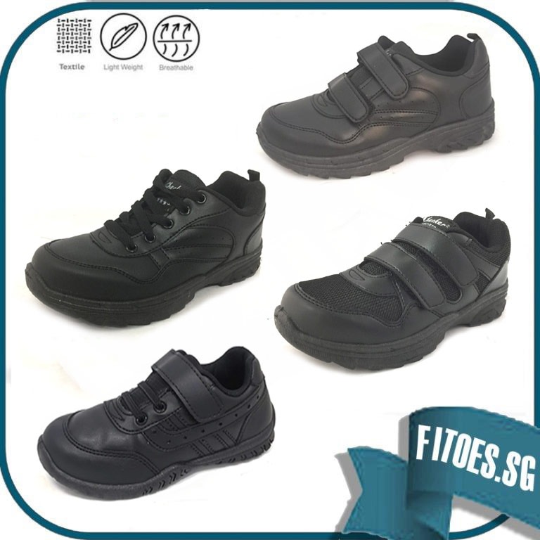Checker Black School Shoes Collection, Women's Fashion, Footwear ...