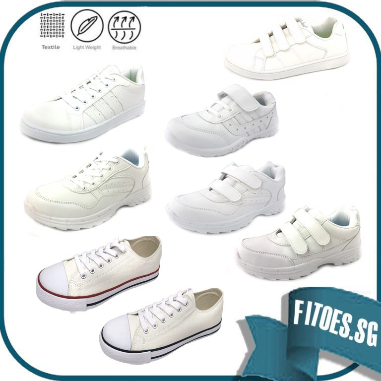 Checker White School Shoes Collection, Women's Fashion, Footwear ...