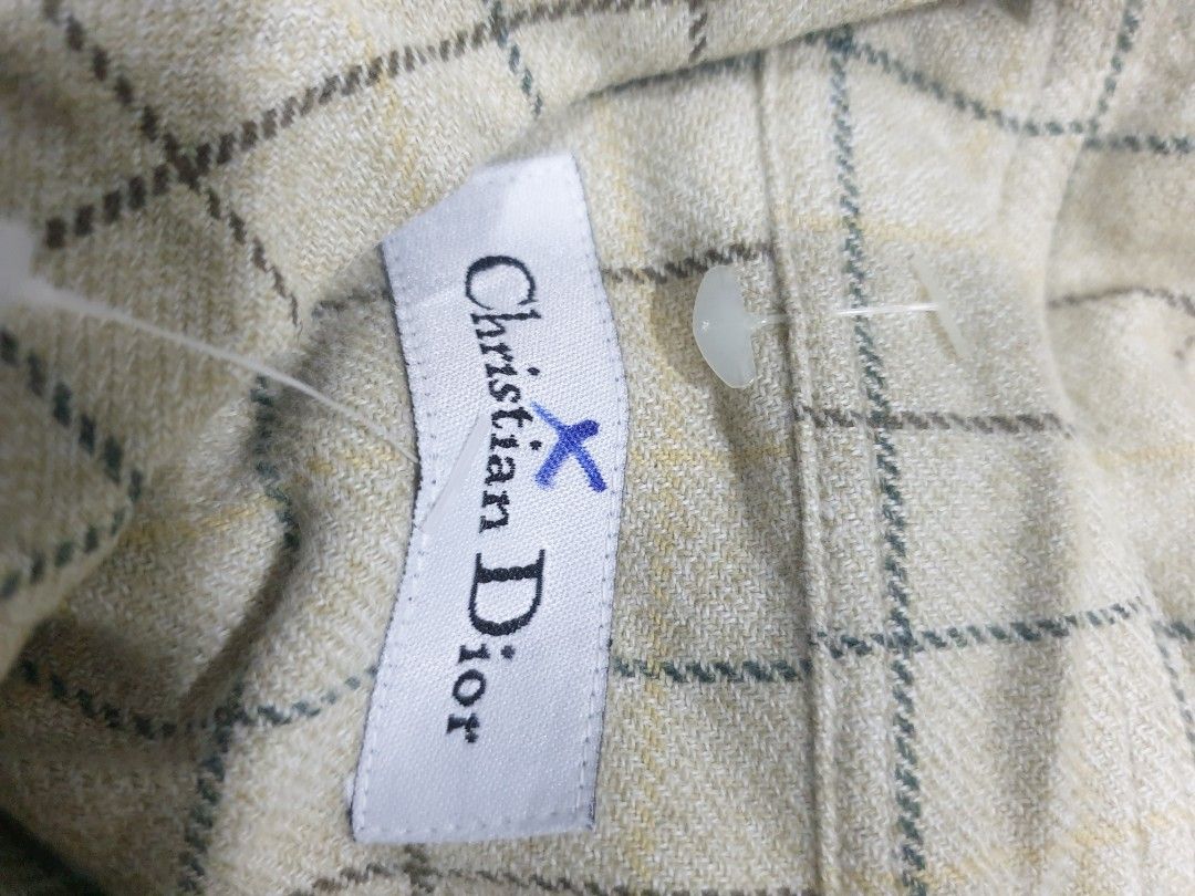 Christian Dior Flannel, Men's Fashion, Tops & Sets, Formal Shirts on ...
