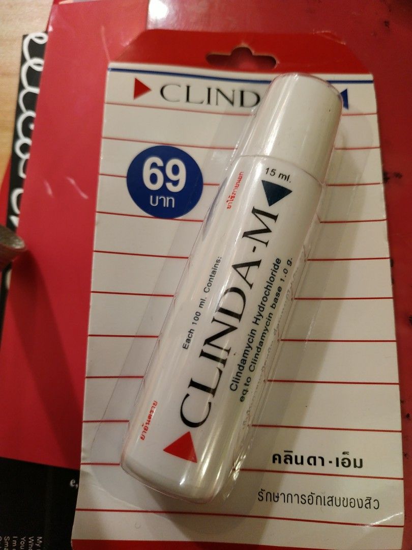 泰國人氣Clinda-m暗瘡水, 美容＆化妝品, 健康及美容 - 皮膚護理, 面部 - 面部護理 - Carousell