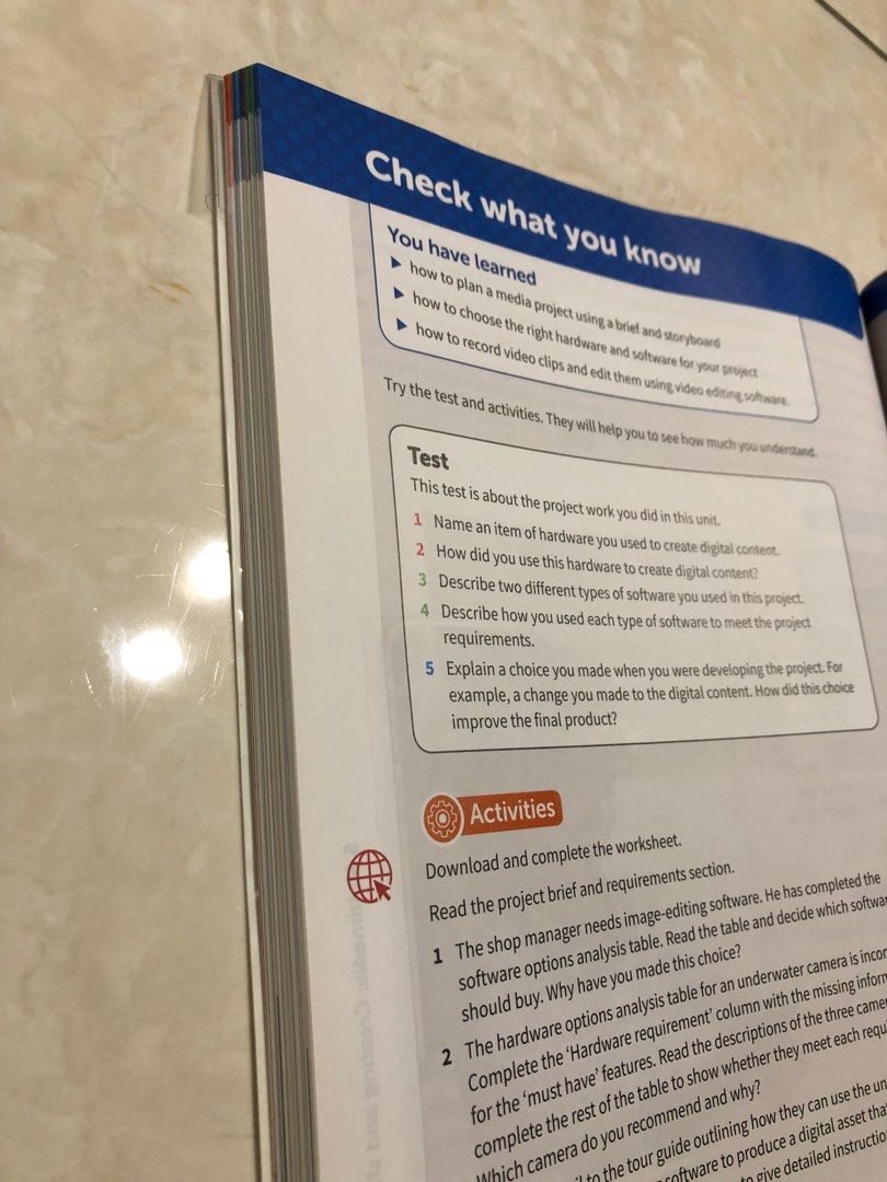 Computing Student Book 8 Oxford International lower secondary, Hobbies ...