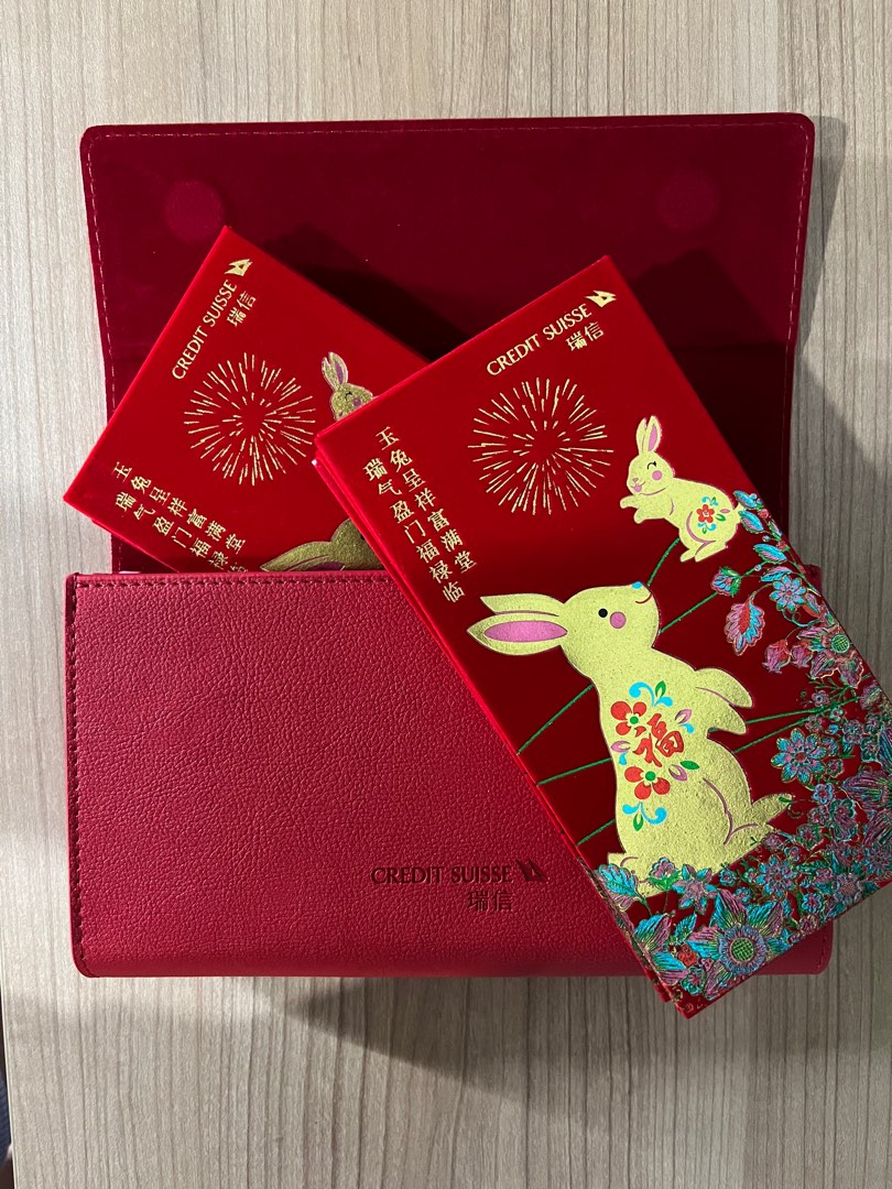 Credit Suisse 2023 Rabbit UHNW Red Packet Set, Hobbies & Toys ...