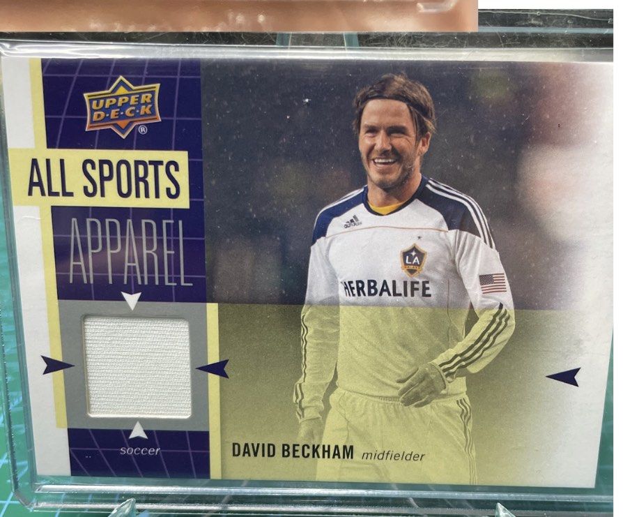 David Beckham patch cards, Hobbies & Toys, Memorabilia & Collectibles ...