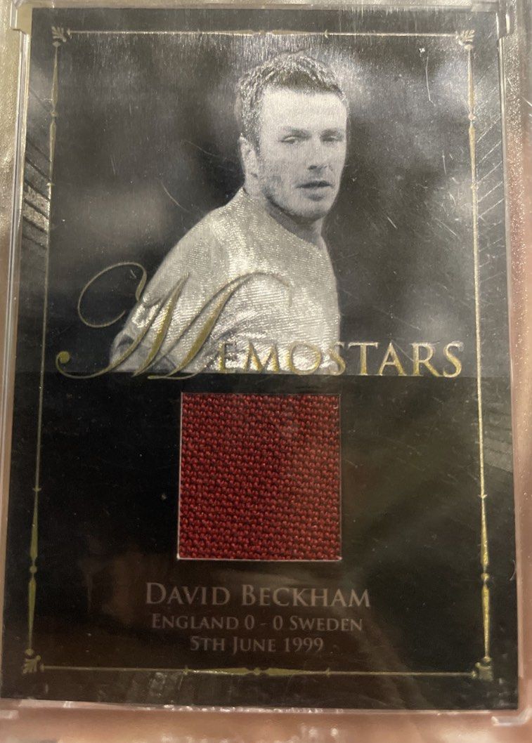 David Beckham patch cards, Hobbies & Toys, Memorabilia & Collectibles ...