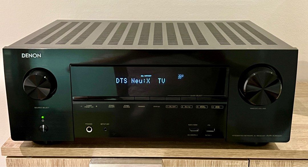 Denon AVR X-3600H 4K Atmos Surround Receiver, Audio, Soundbars ...
