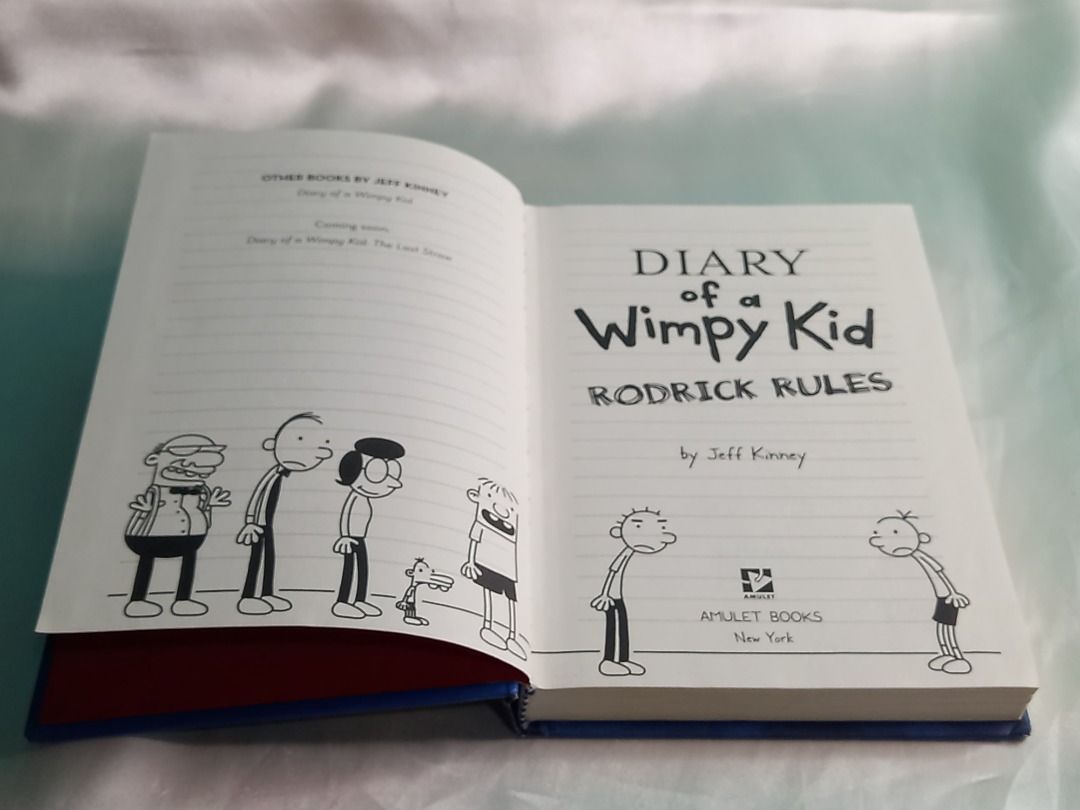 Diary of a Wimpy Kid " RODRICK RULES" Hardbound, Hobbies & Toys, Books ...