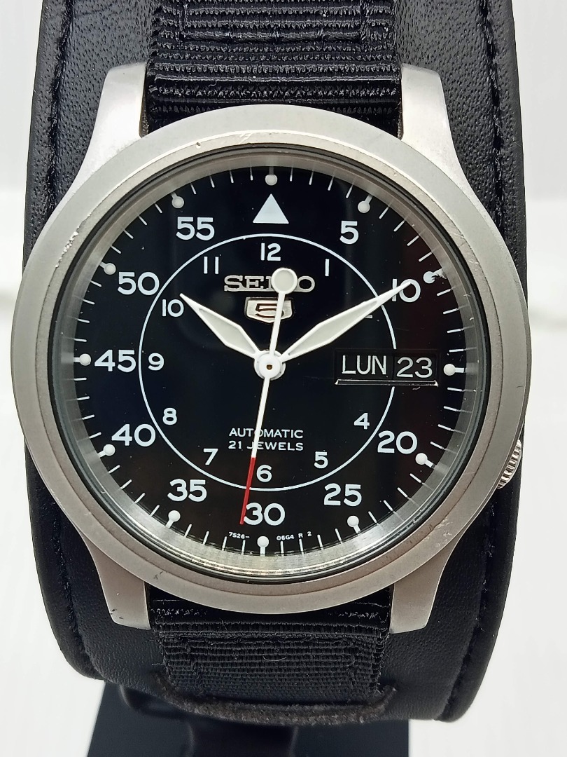 Discontinued Seiko 5 SKN809K 7S26-02J0 Military Automatic Watch, Luxury ...