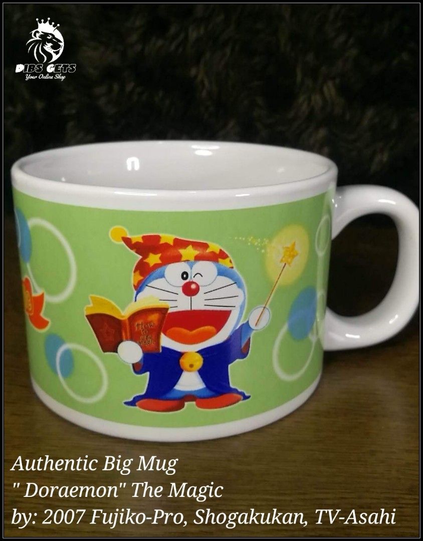 Doraemon, Authentic Big Mug, Hobbies & Toys, Memorabilia & Collectibles ...