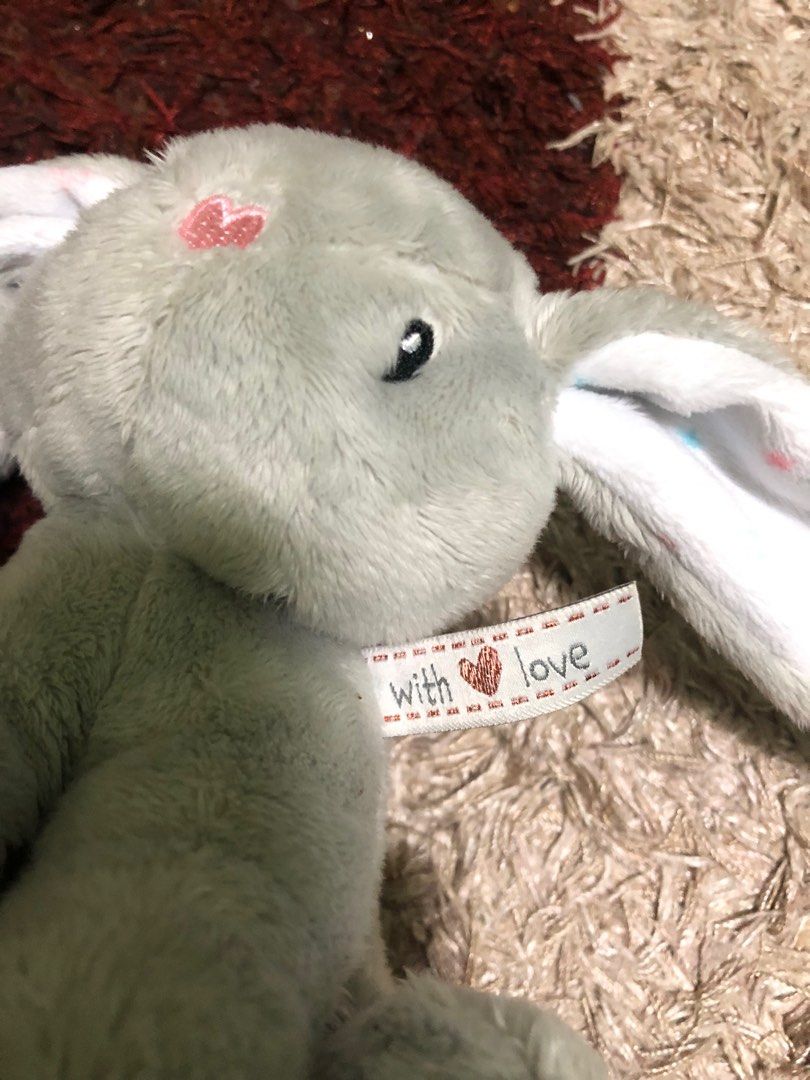Early Learning Centre Grey Baby Bunny, Babies & Kids, Infant Playtime ...