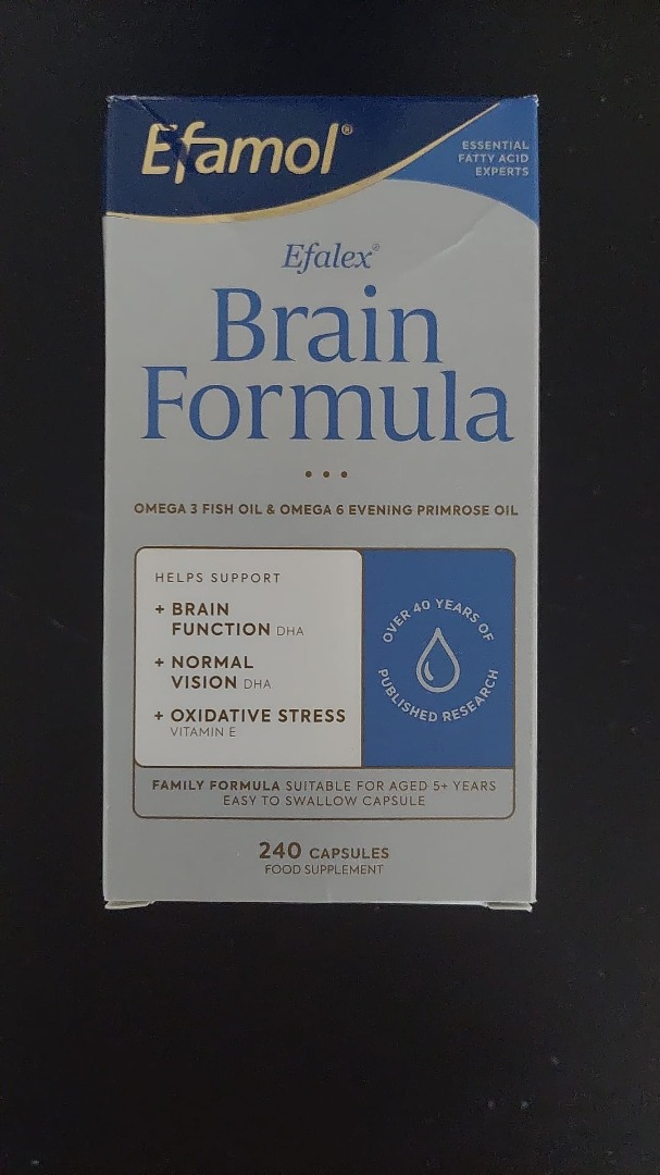Efamol Efalex Brain liquid Formula / Capsules, Health & Nutrition ...