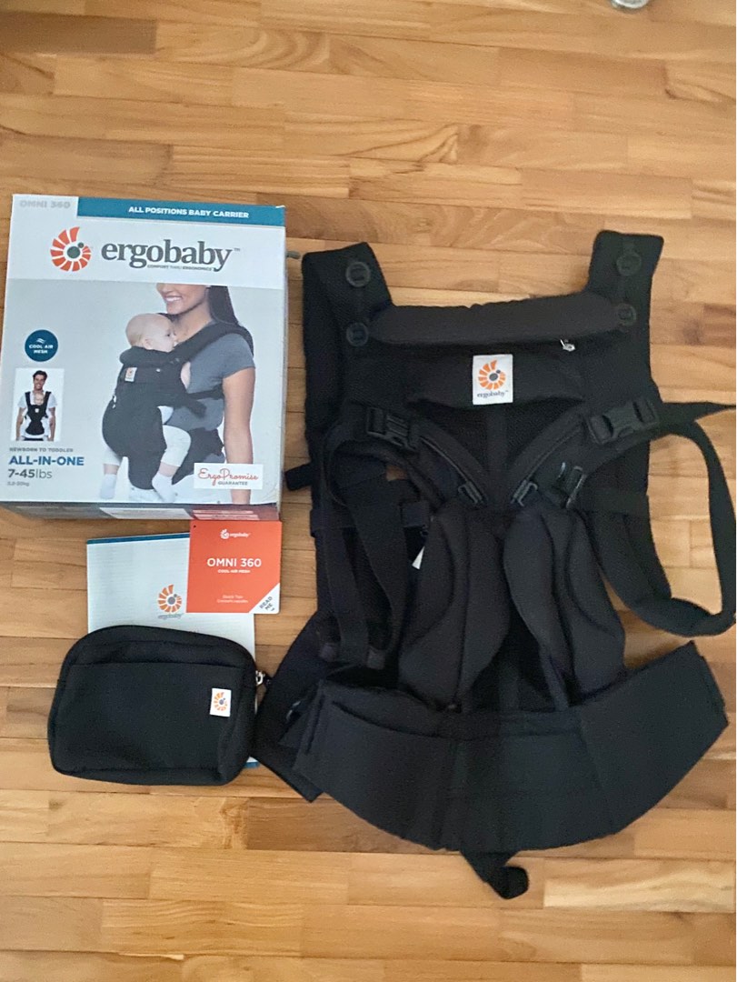 Ergo baby OMNI 360 Cool Air Mesh carrier, Babies & Kids, Going Out ...