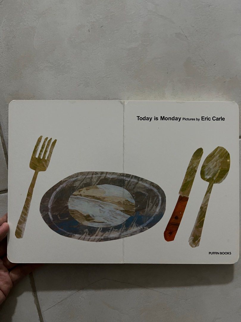 Eric Carle - today is Monday, Hobbies & Toys, Books & Magazines ...
