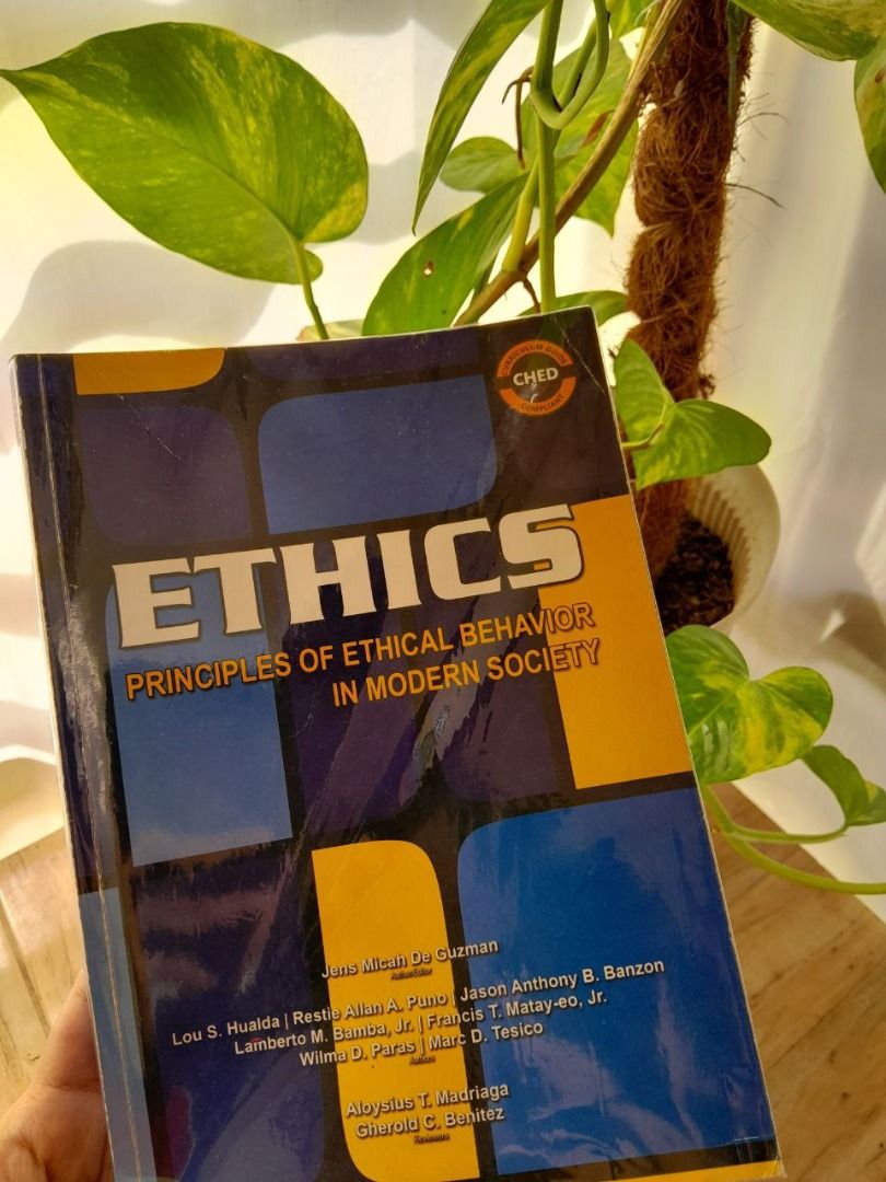 Ethics: Principles of Ethical Behavior in Modern Society by De Guzman ...
