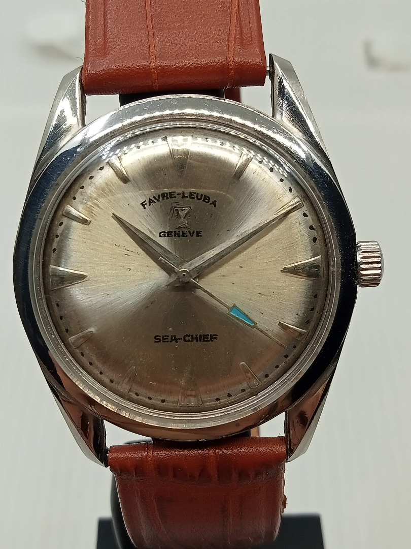 Extremely Rare! Vintage Favre Leuba Sea Chief Mechanical Watch, Luxury ...
