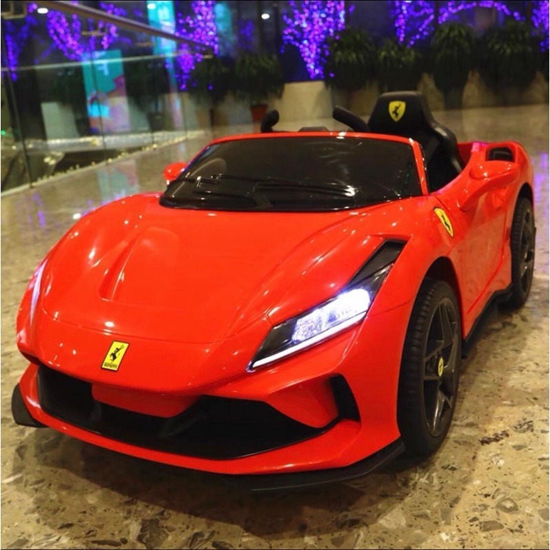Ferrari Kids Electric Car with Remote Control Kid Drive Pedal Control ...