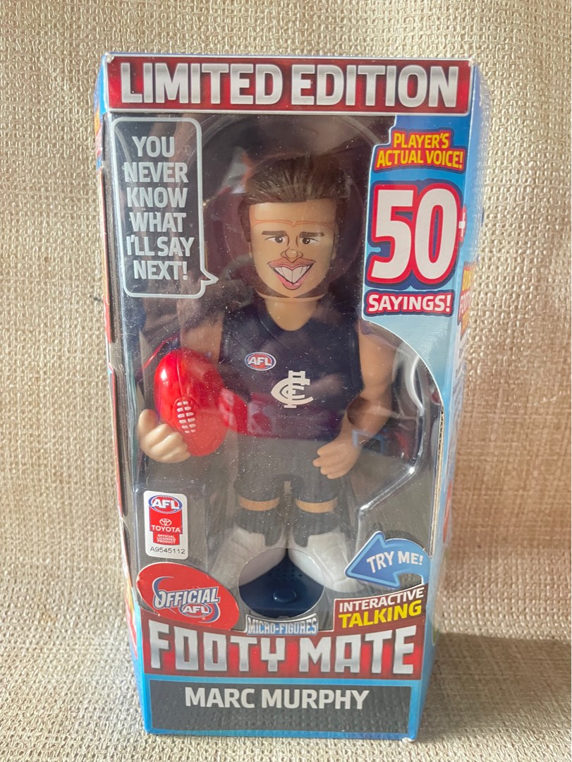 Footy Mate Marc Murphy Limited Edition Talking Figure, Hobbies & Toys ...