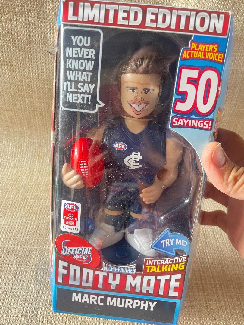 Footy Mate Marc Murphy Limited Edition Talking Figure, Hobbies & Toys ...