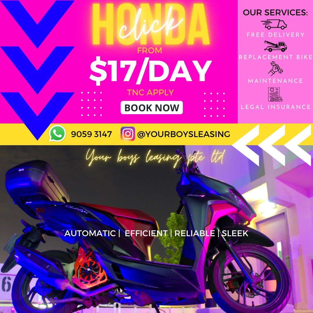 FREE DELIVERY | HONDA | 2b bike rental, Motorcycles, Motorcycle Rental ...