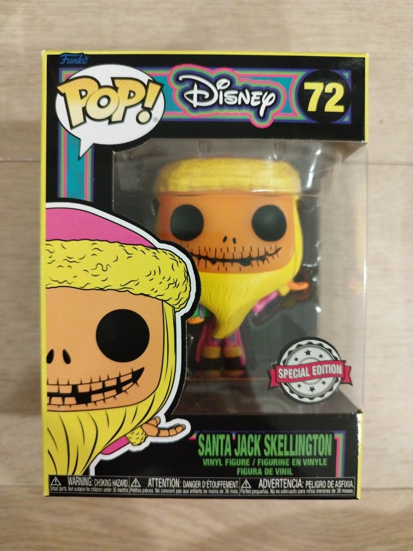 Funko Pop - Disney Nightmare Before Christmas Santa Jack Skellington ...