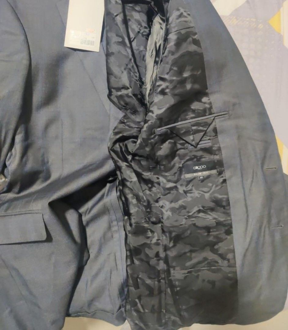 G2000 Men Slim Fit Machine Washable Multiway Stretch Suit Blazer ...