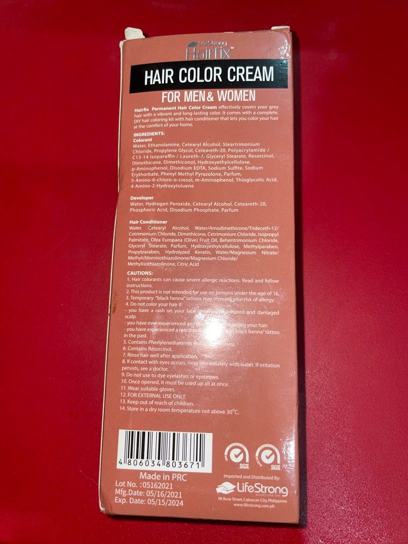 Hairflix coloring kit in Old Rose Gold, Beauty & Personal Care, Hair on ...