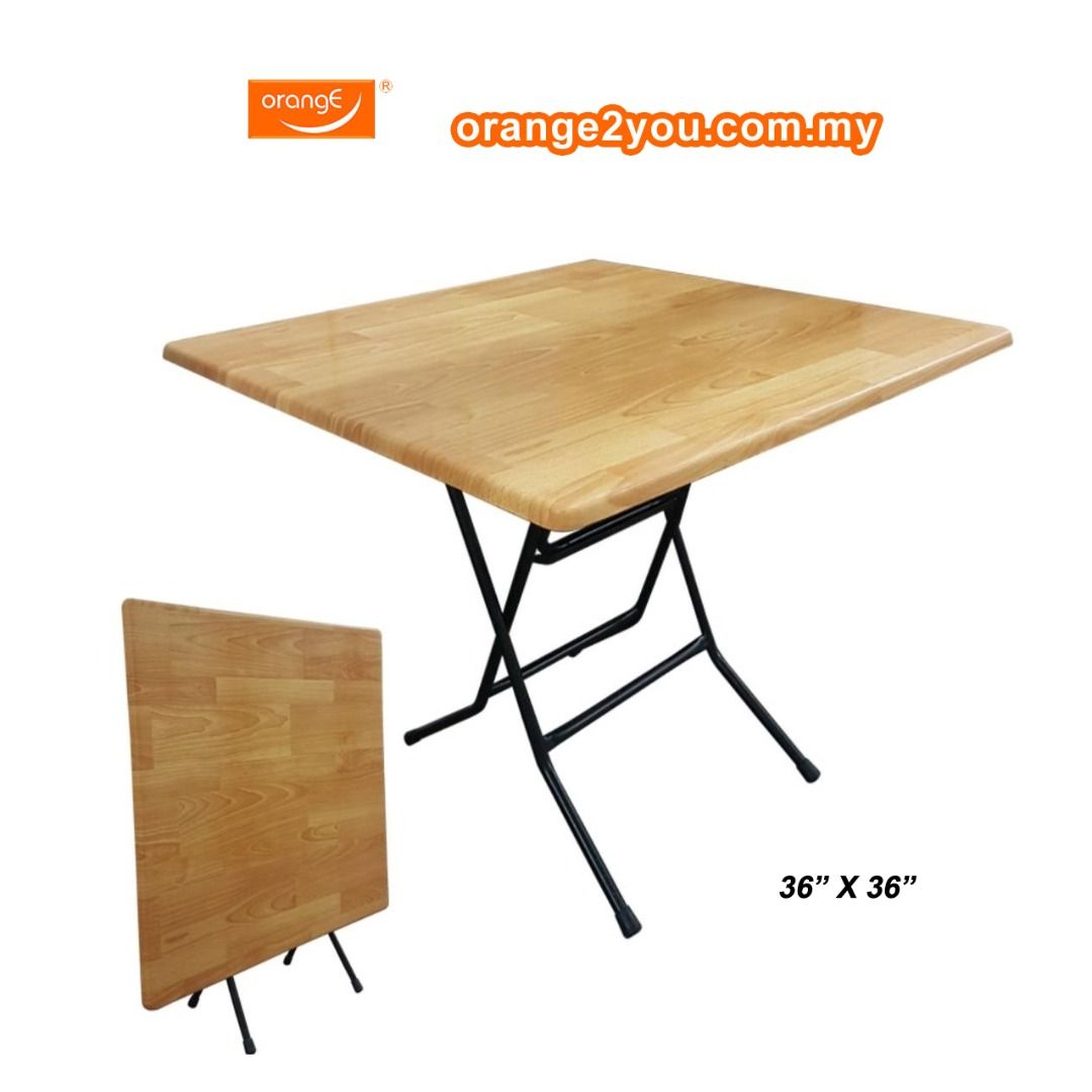 Hardboard Restaurant Square Table (Foldable), Furniture & Home Living ...
