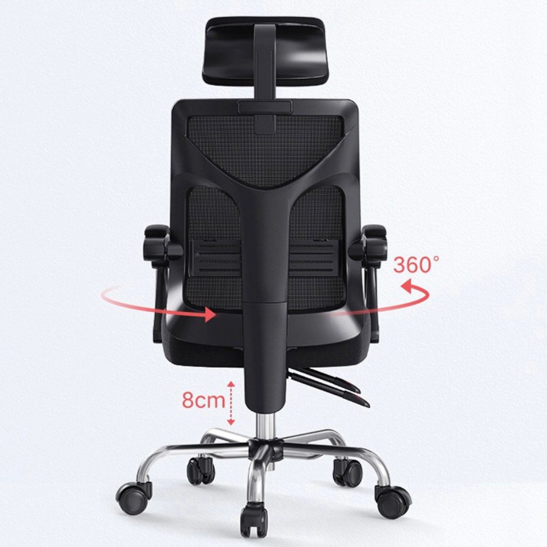 Hbada Ergonomic Computer Chair Fox Series, Furniture & Home Living ...
