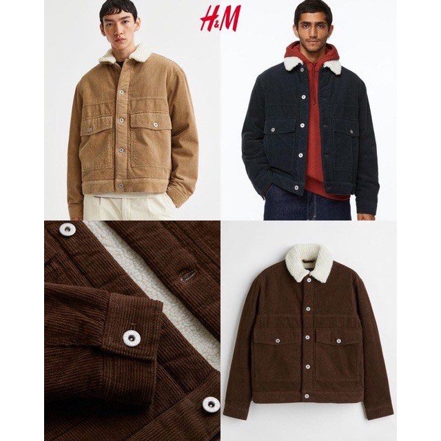 HNM JACKET ORIGINAL NEW, Fesyen Pria, Pakaian , Atasan di Carousell