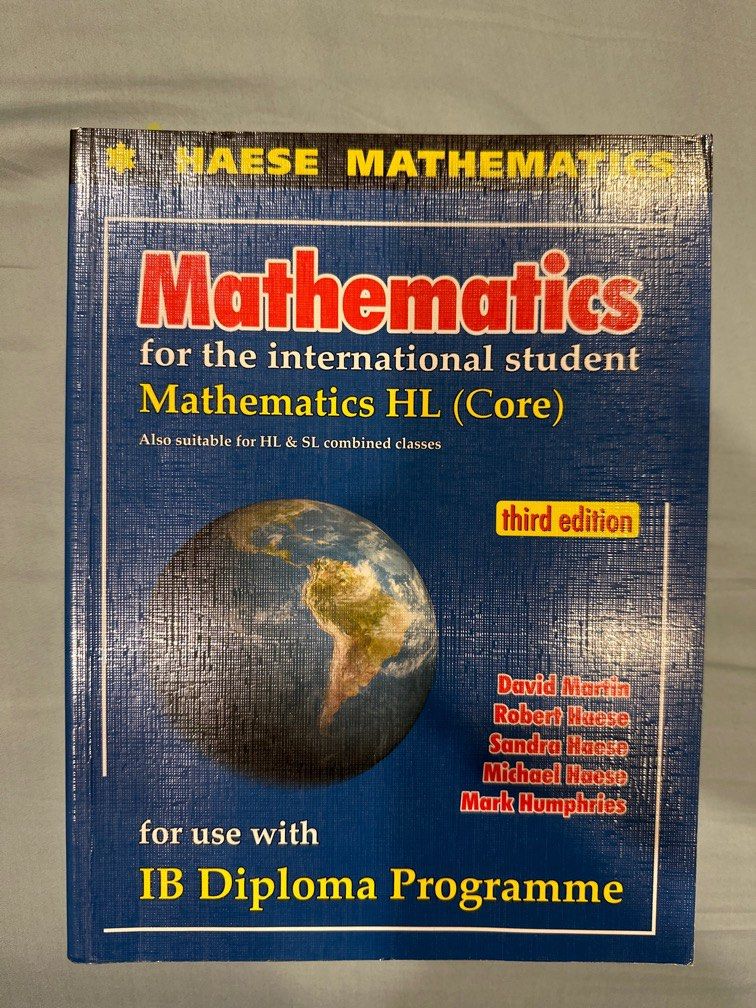 IB Math HL textbook, Hobbies & Toys, Books & Magazines, Textbooks on ...
