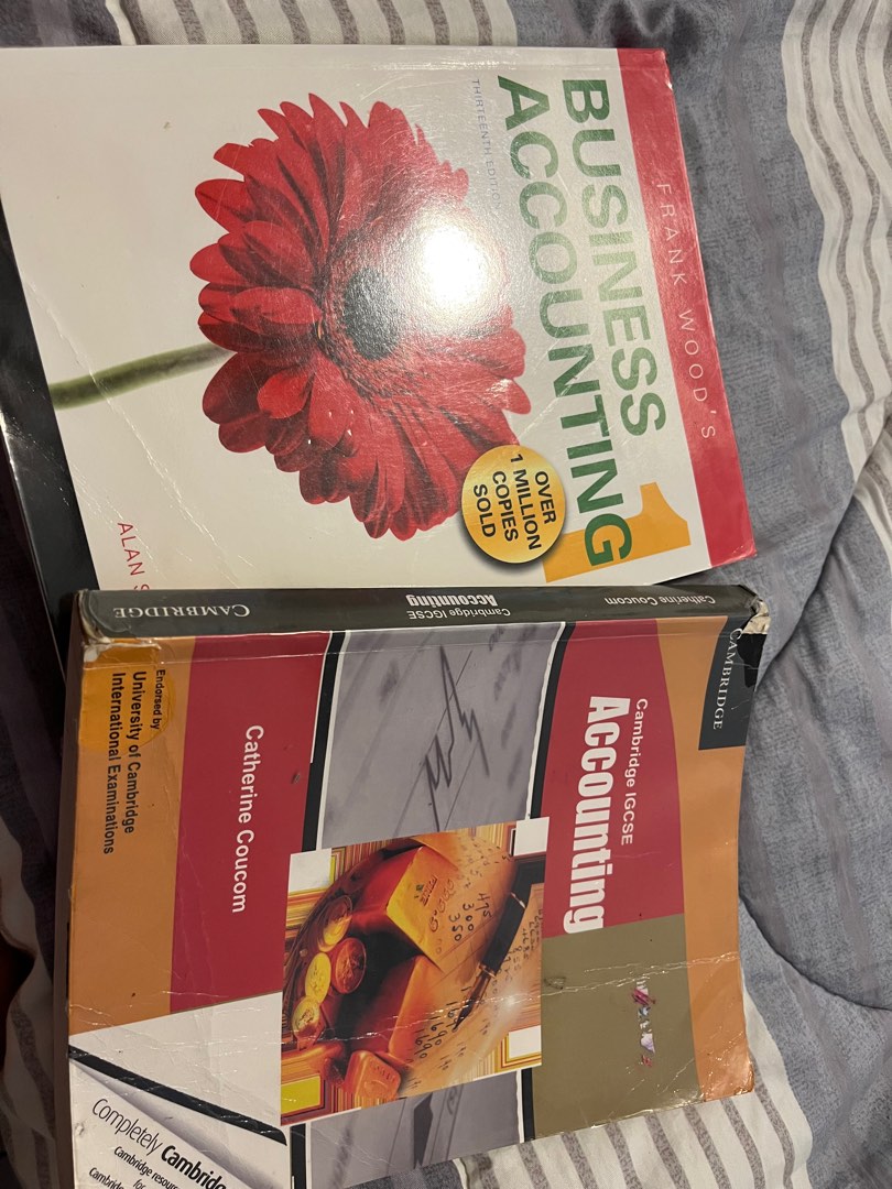 Igcse Accounting Textbook And Workbook Hobbies And Toys Books And Magazines Textbooks On Carousell