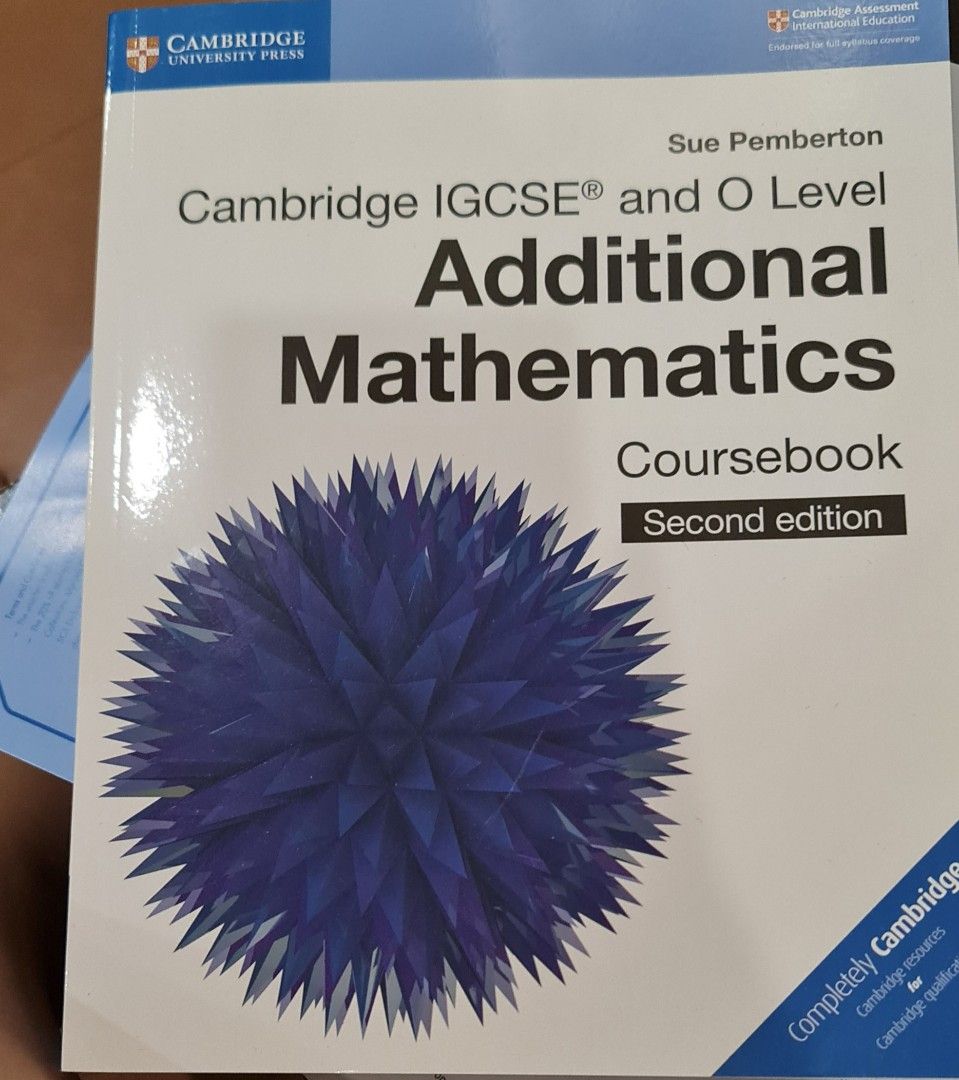 IGCSE Additional Mathematics coursebook, Hobbies & Toys, Books ...