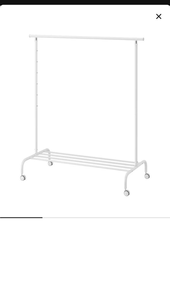 IKEA Rigga Clothes Rack, Furniture & Home Living, Furniture, Shelves ...