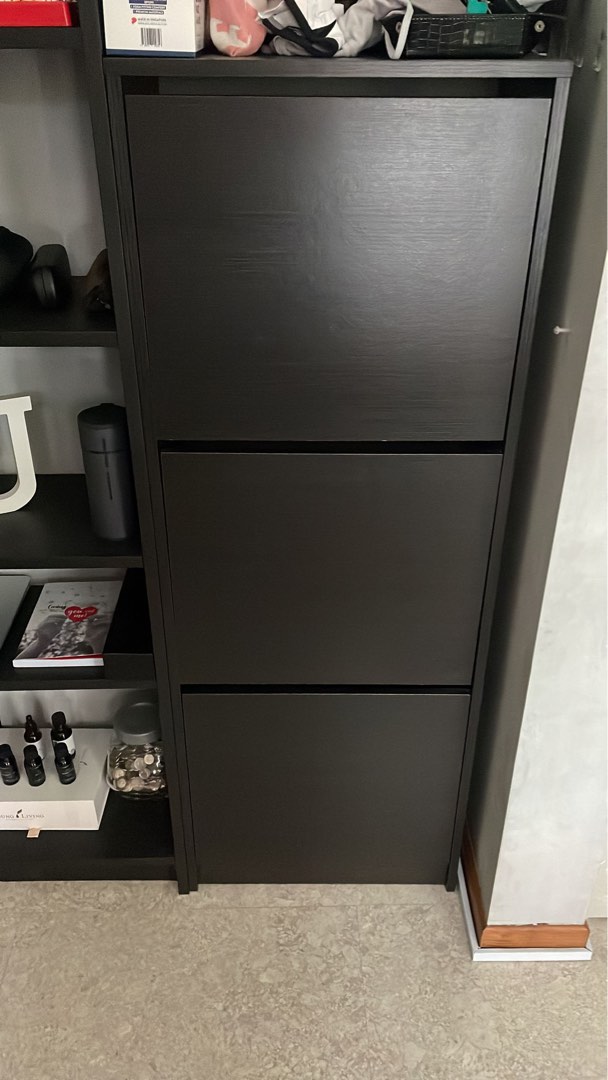 IKEA shoe rack, Furniture & Home Living, Furniture, Shelves, Cabinets ...