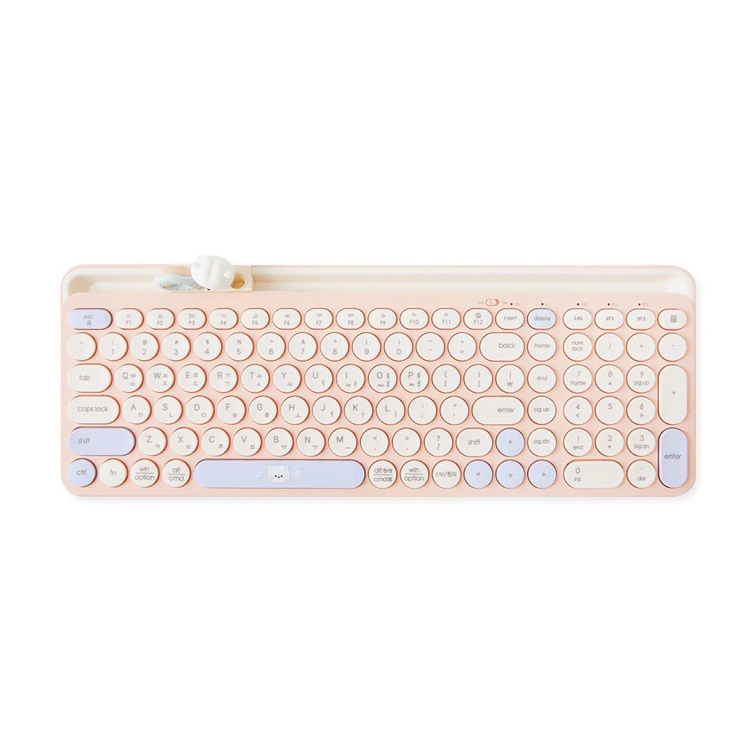 INSTOCK SEALED AUTHENTIC BTS BT21 ROYCHE RJ minini MULTI-PAIRING WIRELESS BLUETOOTH KEYBOARD ...