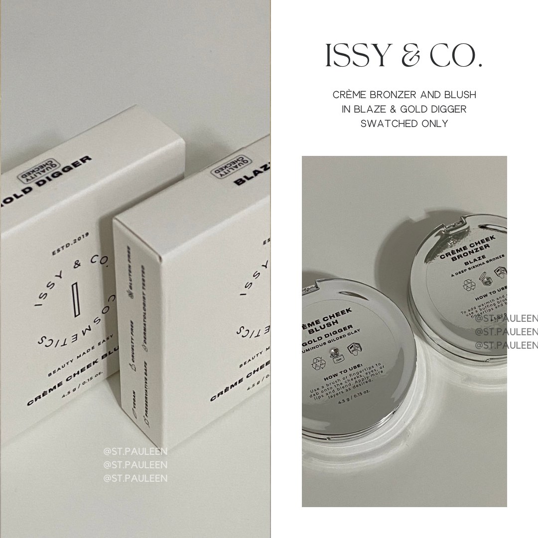 ISSY & CO. Creme Cheek Bronzer & Blush - Swatched Only, Beauty ...