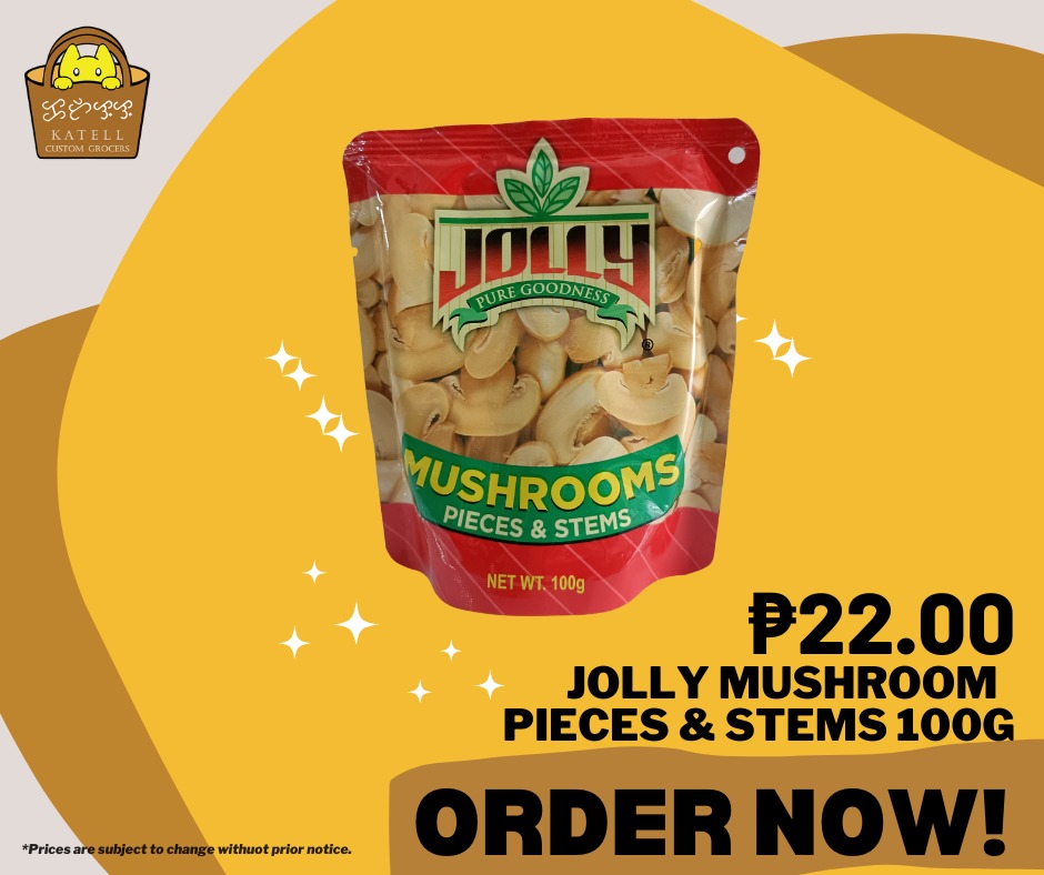 Jolly Mushroom Pieces & Stems 100g, Food & Drinks, Packaged & Instant ...