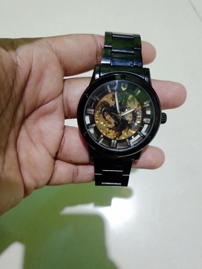 Jual Jam Tangan Ferrari Matic Mesin Otomatis Automatic Mekanik, Fesyen ...