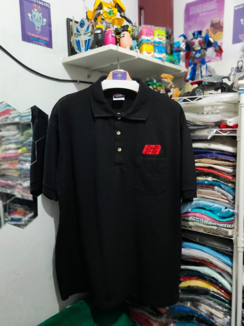 Kaos Polo Wear Well Garments Hitam IGA Kantong, Fesyen Pria, Pakaian ...