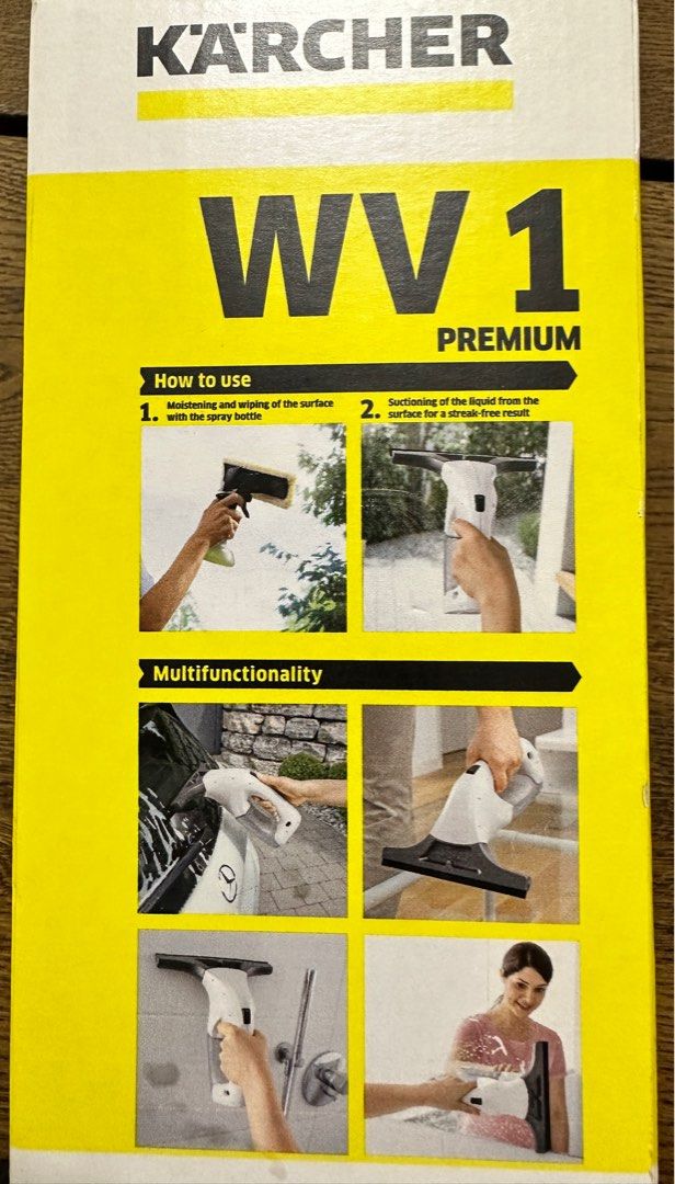 KARCHER WV1 WINDOW VAC, TV & Home Appliances, Vacuum Cleaner ...