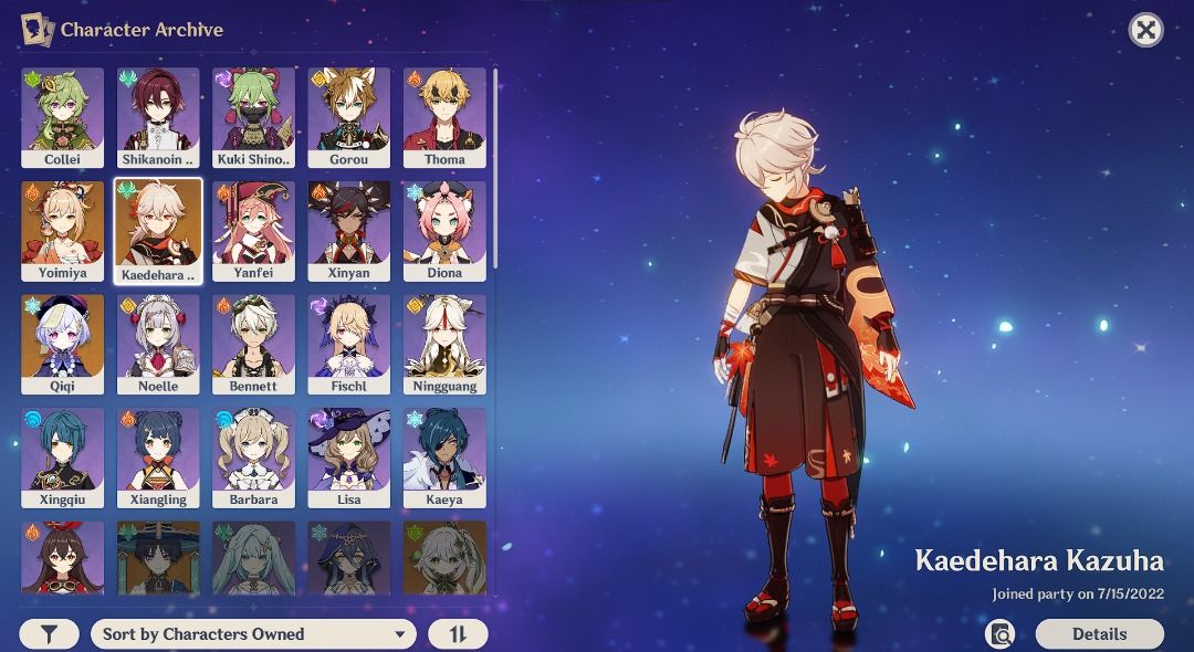 RUSH! AR 47 | ASIA | Kazuha + Yoimiya + C1 Qiqi + 3 5 star weapons ...