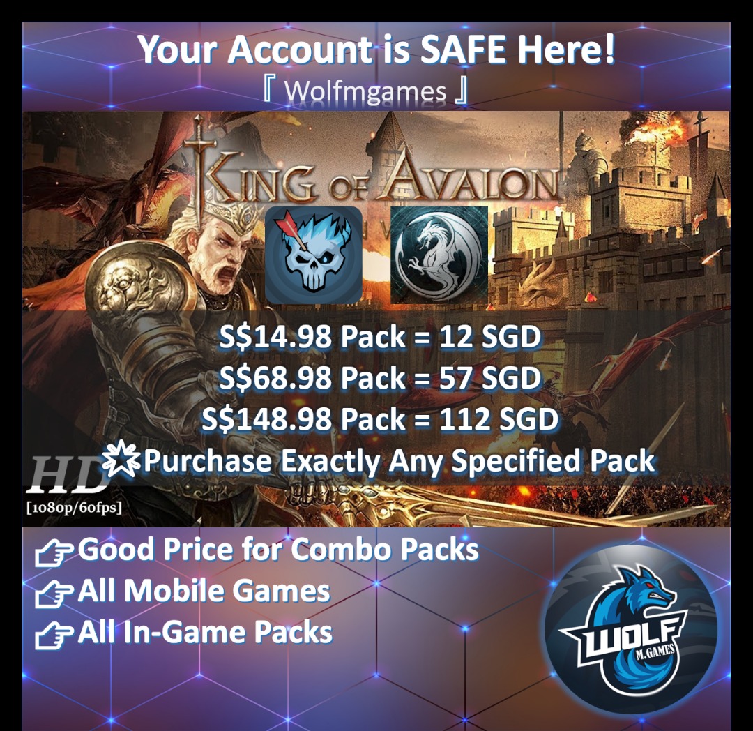 King of Avalon / Age of Frostfall Top Up [LEGAL] | All Mobile Games ...