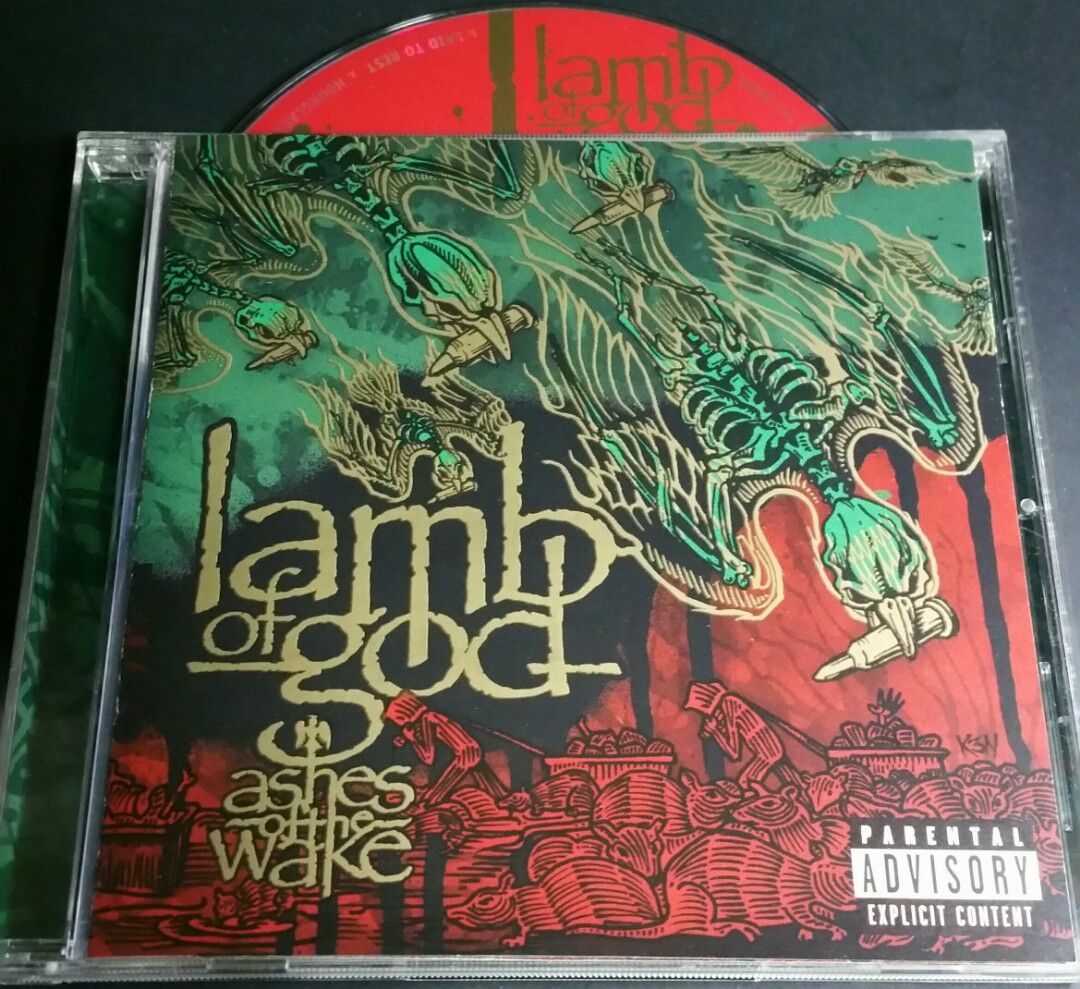Lamb of God (ashes of the wake) cd metal, Hobbies & Toys, Music & Media ...