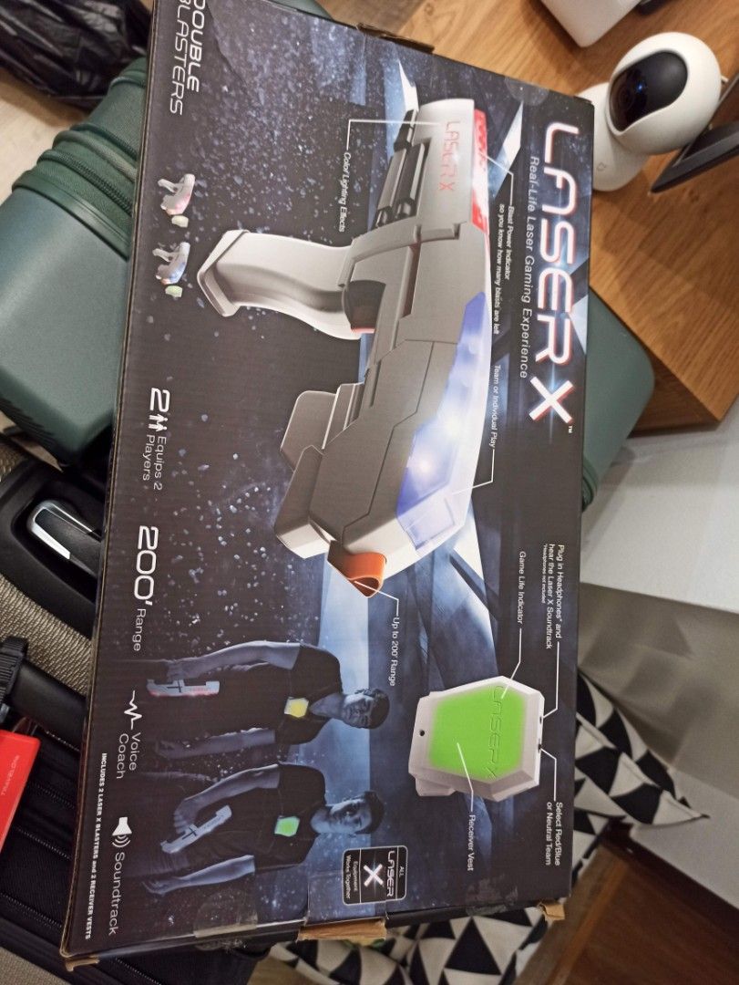 Laser X gun and vest, Hobbies & Toys, Toys & Games on Carousell