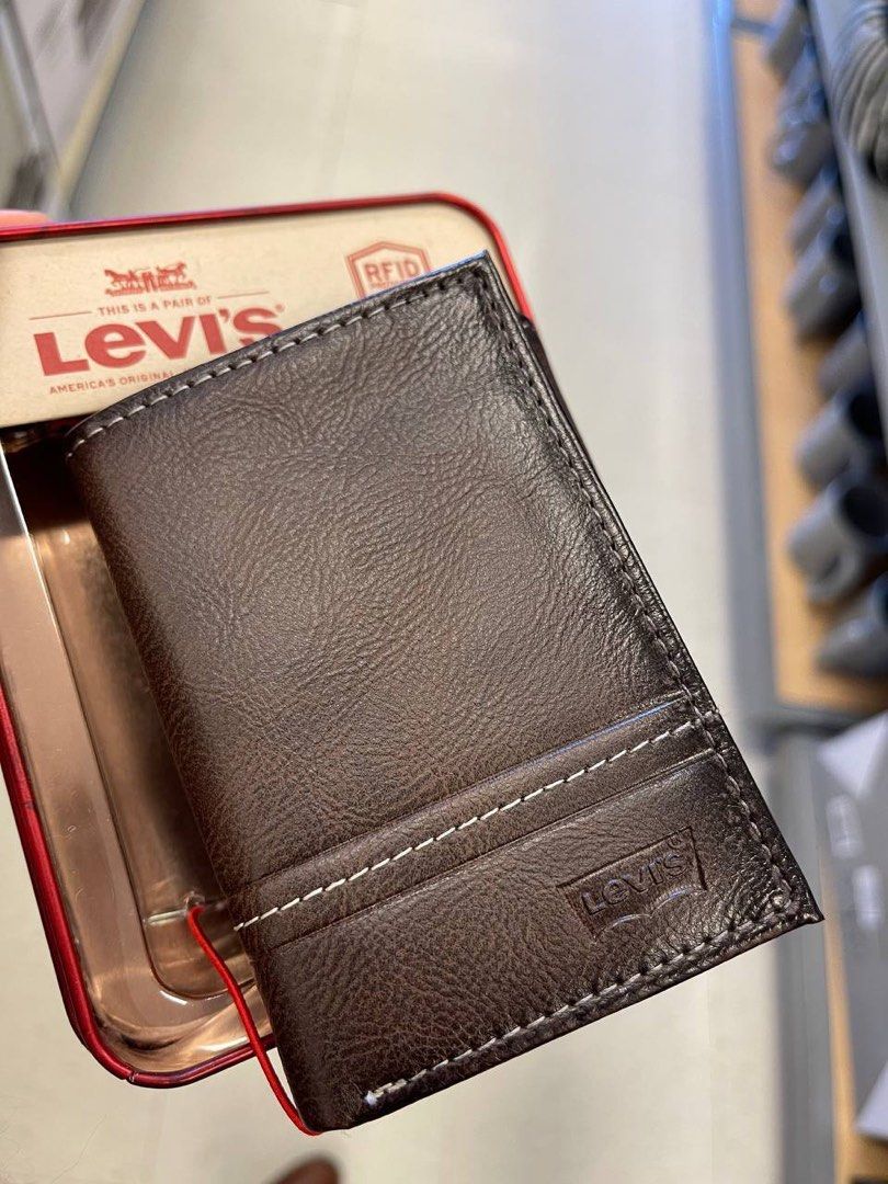 Levi’s Trifold Wallet, Luxury, Bags & Wallets on Carousell