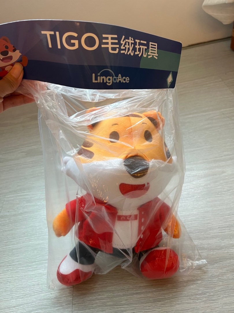 LingoAce Tigo soft toy, Hobbies & Toys, Toys & Games on Carousell